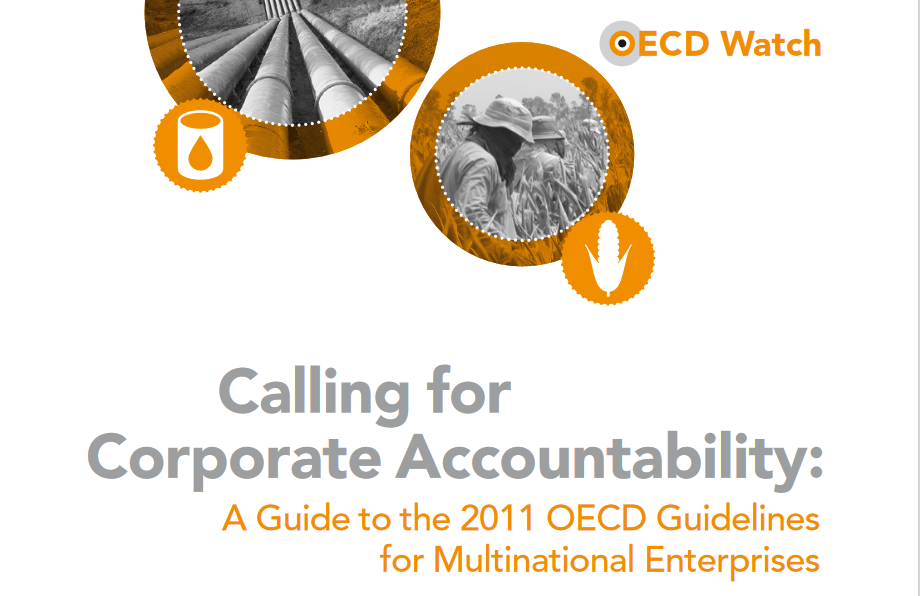 RESOURCE: OECD Watch guide to the OECD Guidelines for Multinational ...